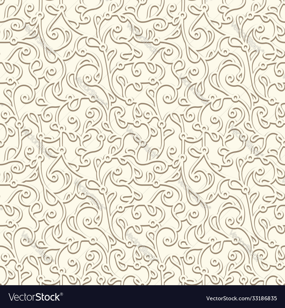 Subtle seamless pattern in pale color Royalty Free Vector