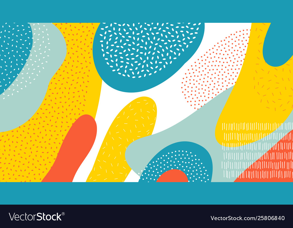 Abstract art color pattern background Royalty Free Vector