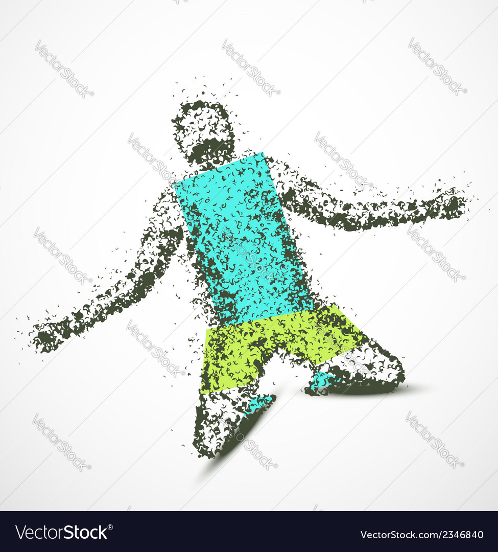 Abstract man Royalty Free Vector Image - VectorStock