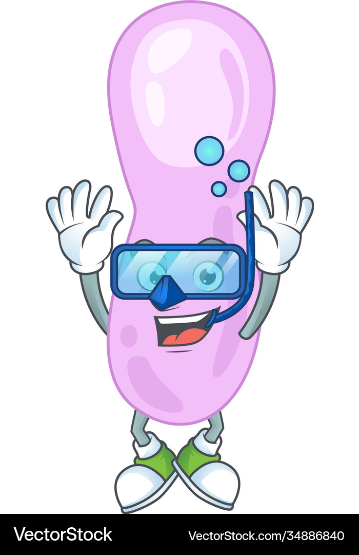 Cartoon drawing concept clostridium botulinum Vector Image