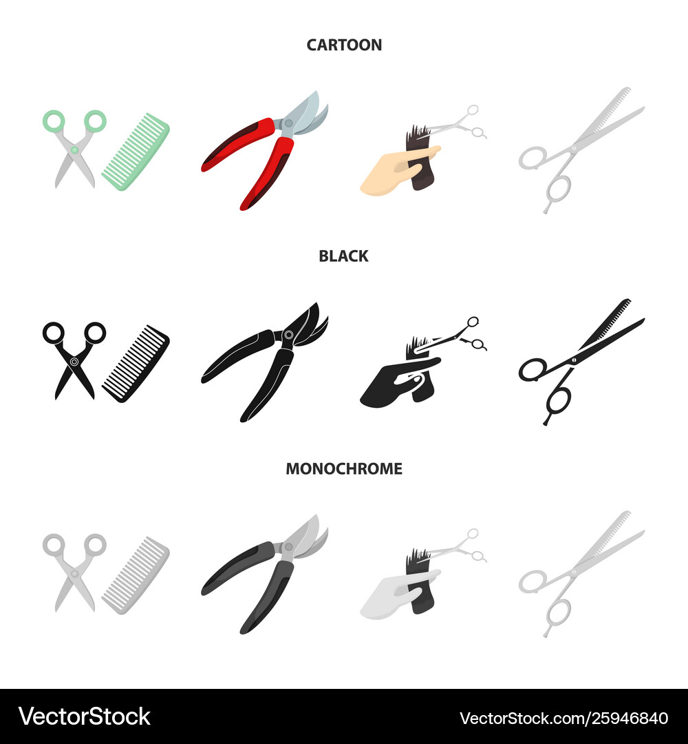 Design scissor and craft icon set Royalty Free Vector Image