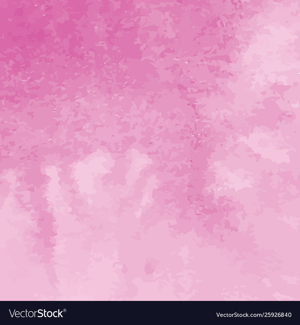 Pink watercolor texture background hand painted Vector Image