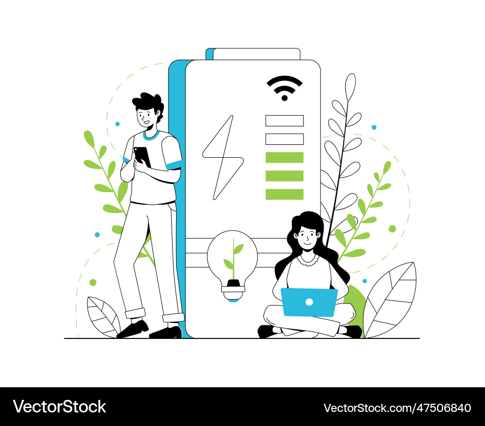 Renewable Energy Concept Royalty Free Vector Image