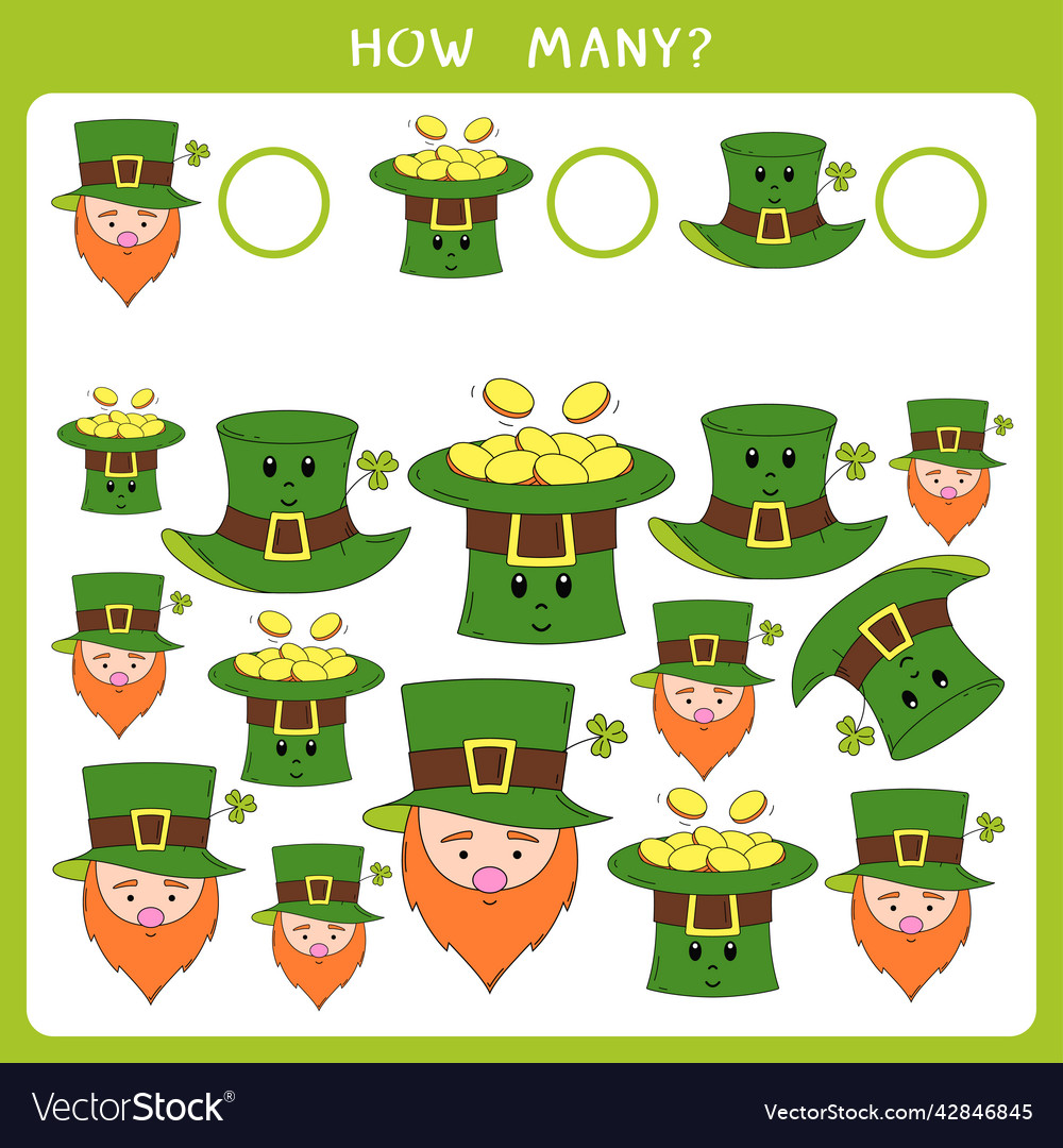 Educational math game for kids Royalty Free Vector Image