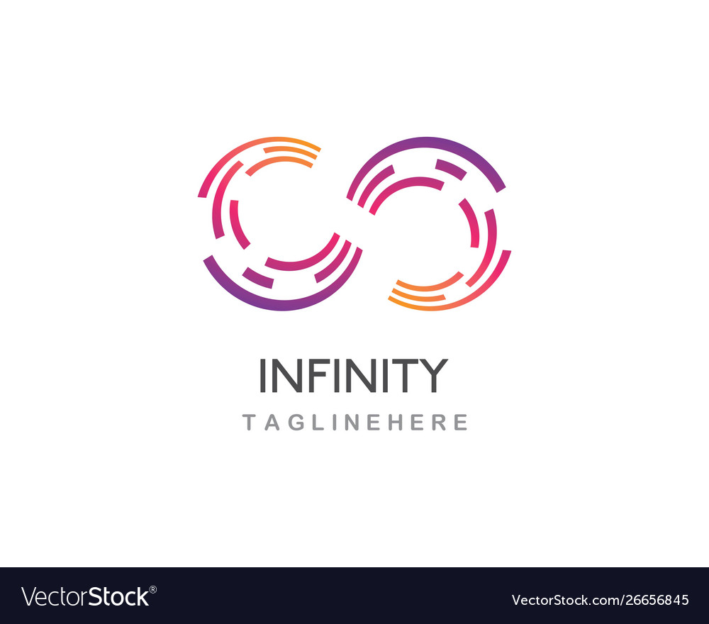 Infinity logo Royalty Free Vector Image - VectorStock