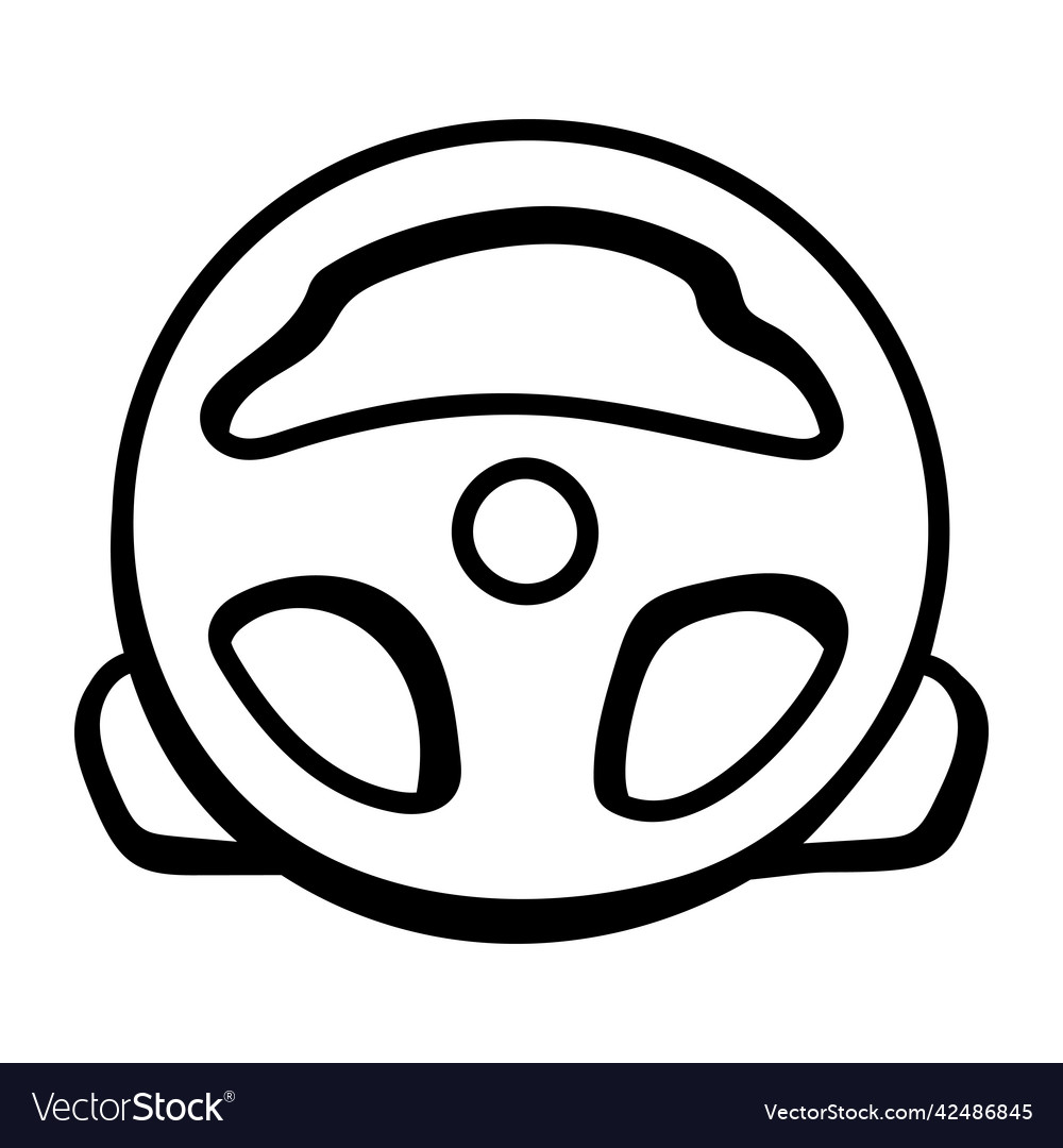 Steering Royalty Free Vector Image - VectorStock