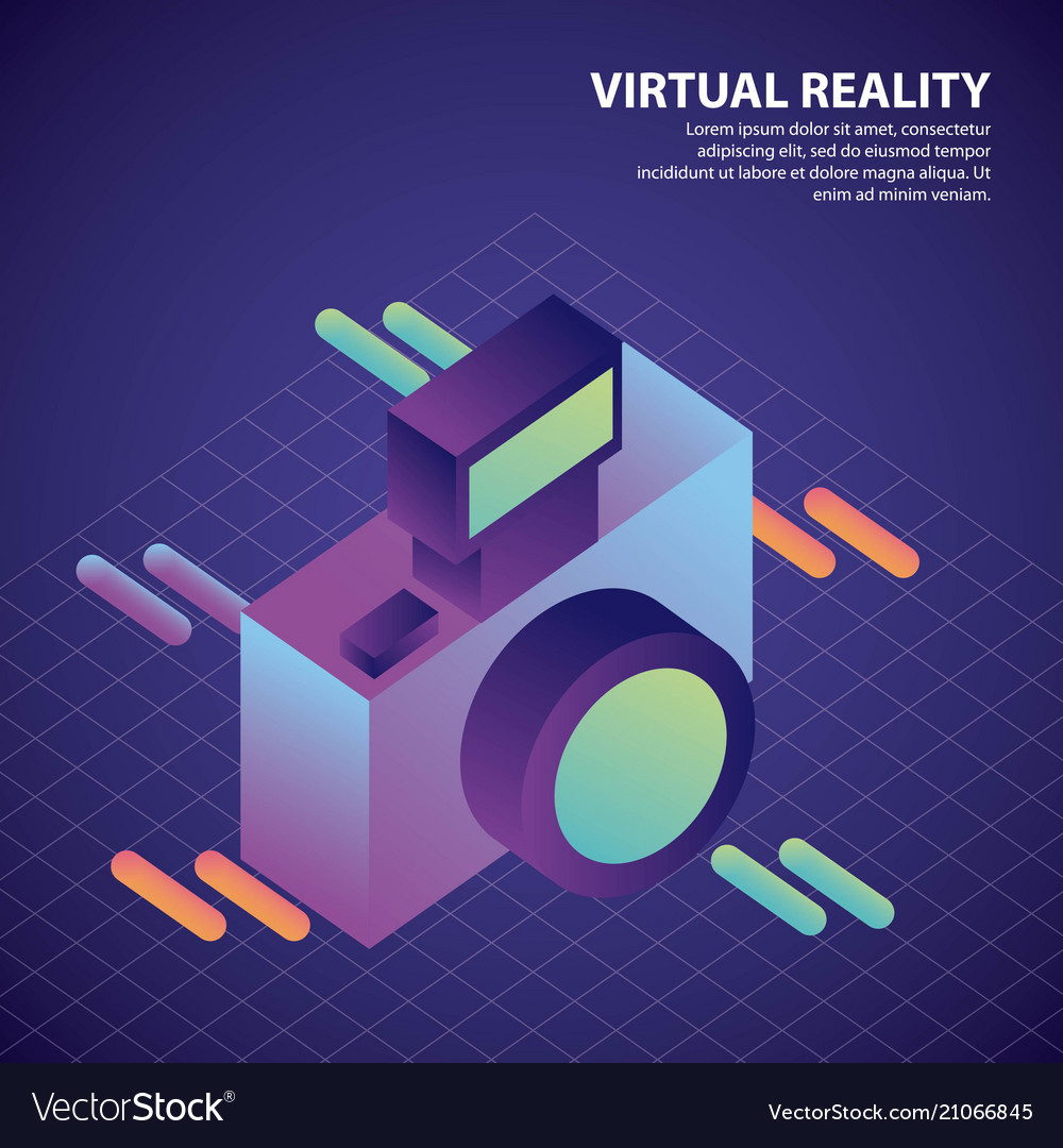 Virtual reality isometric Royalty Free Vector Image Virtual reality isometric Royalty Free Vector Image