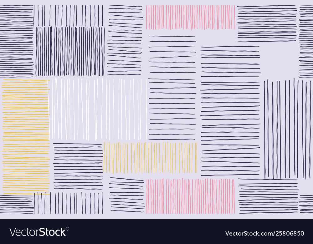 Abstract patchwork art pattern background Vector Image