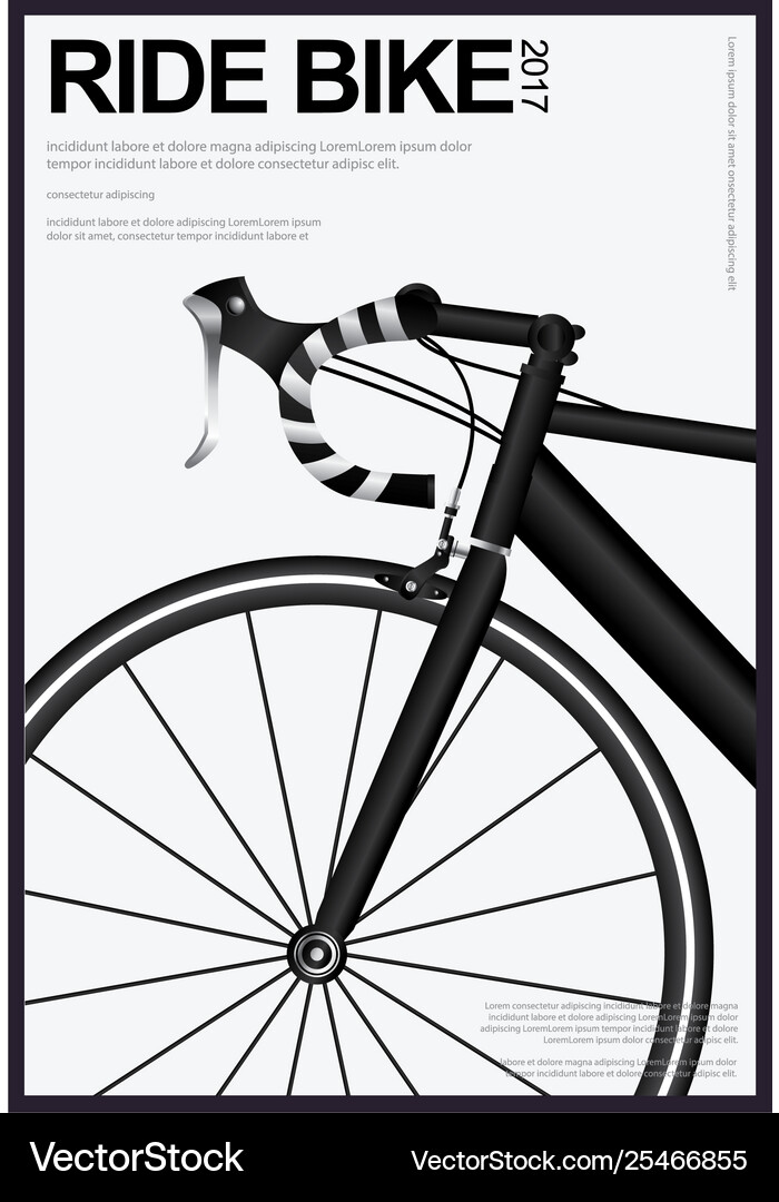 Cycling poster Royalty Free Vector Image - VectorStock