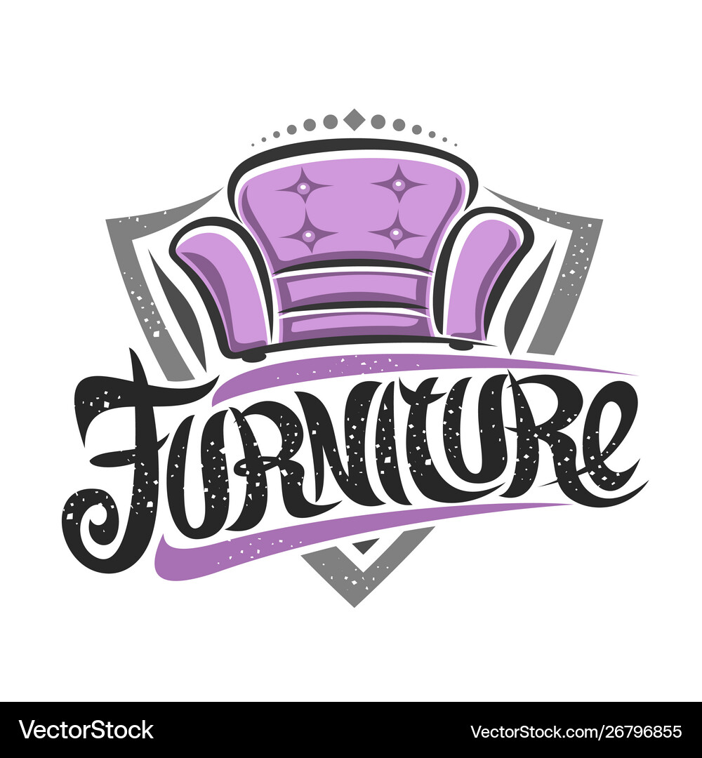 Logo for furniture Royalty Free Vector Image - VectorStock