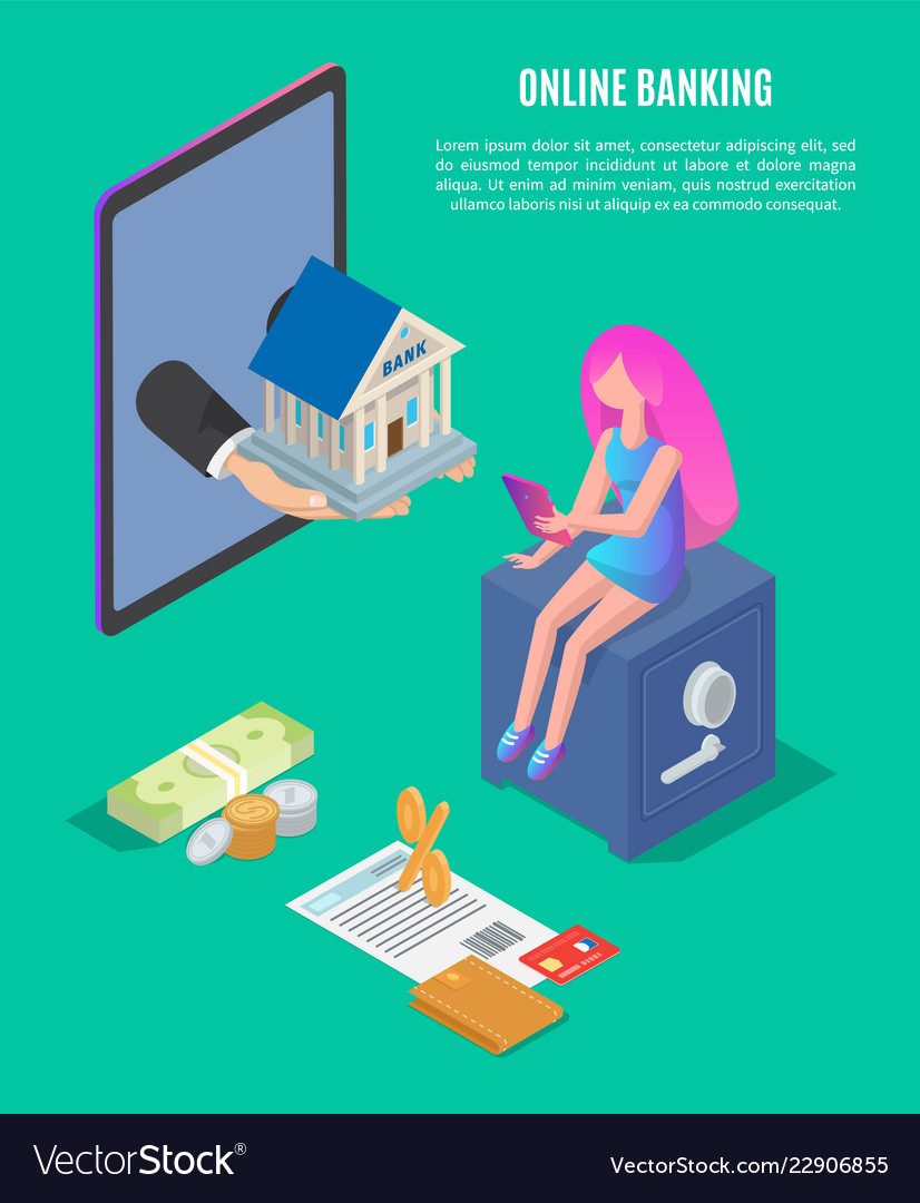 Online Banking Poster Template Poster Template Online Banking Banking - Bank2home.com