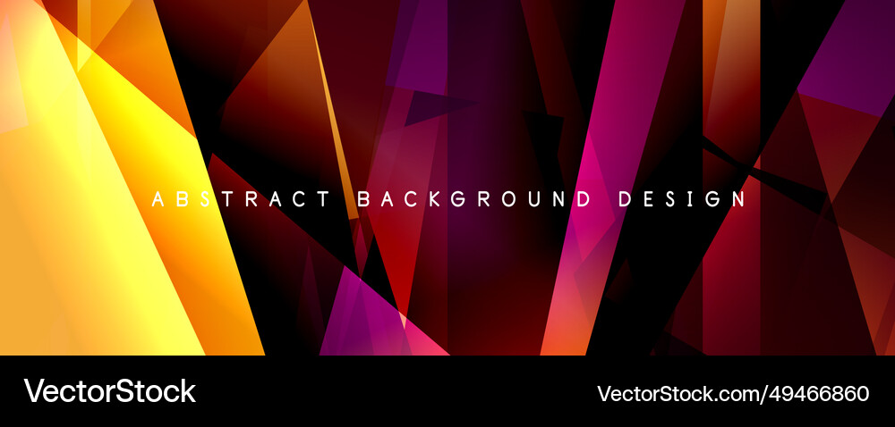 Breaking glass background kaleidoscope effect Vector Image