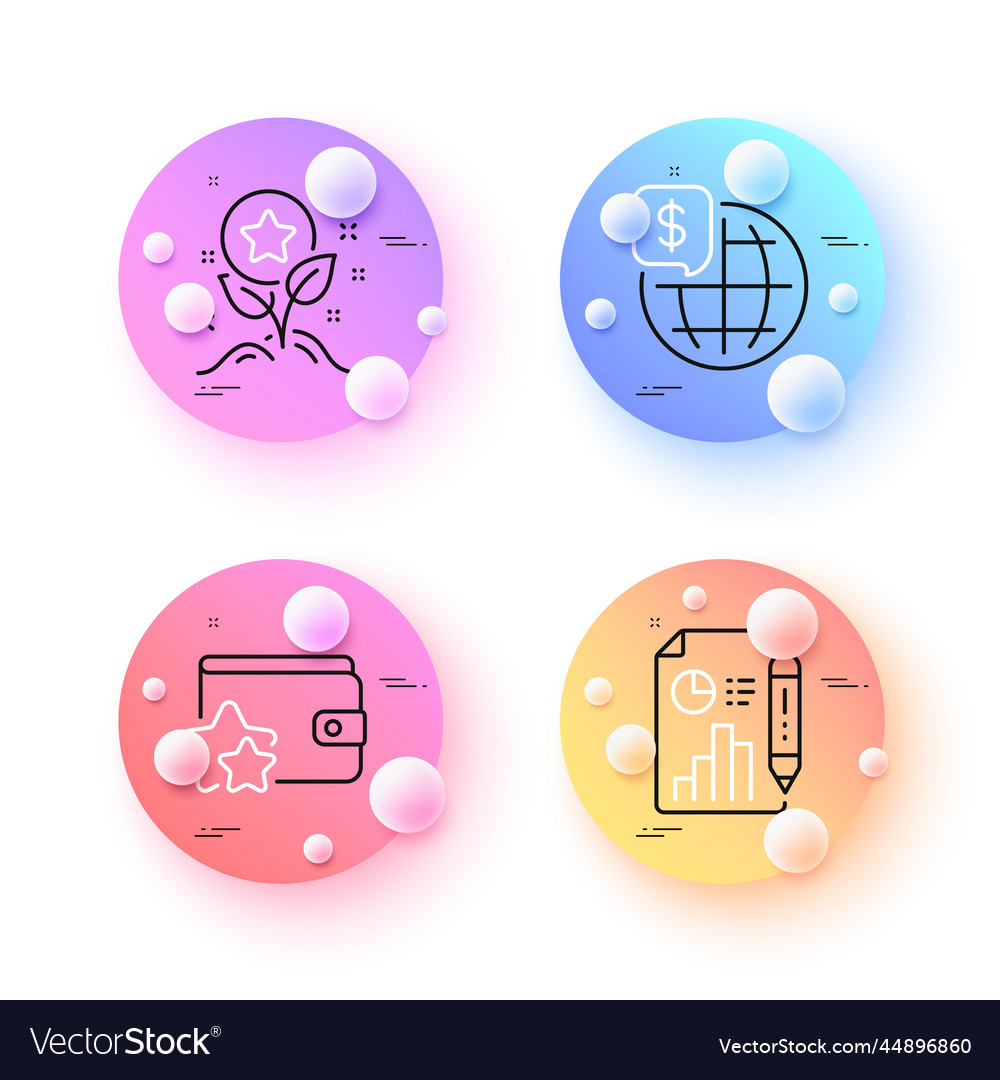 World money loyalty points and program Royalty Free Vector