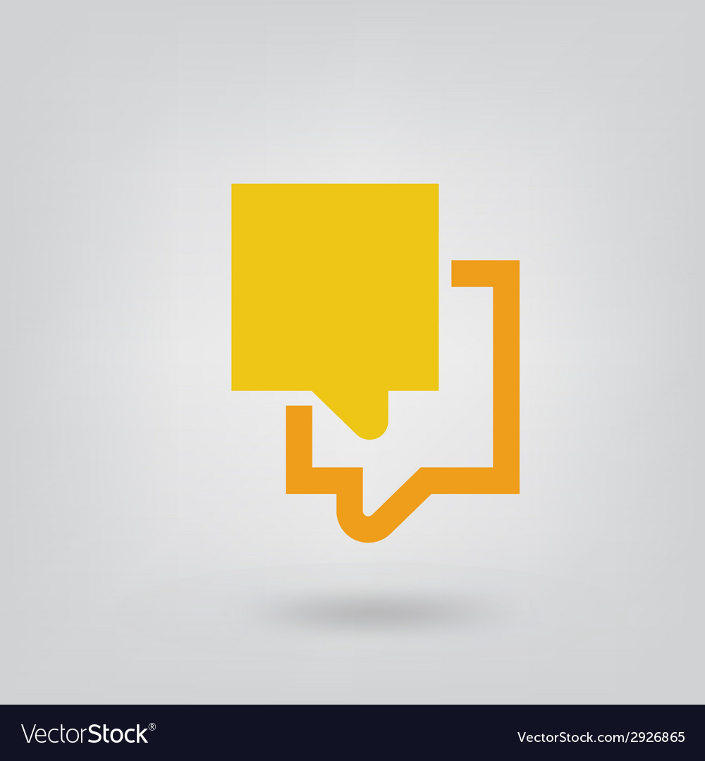 Abstract speech bubble Royalty Free Vector Image
