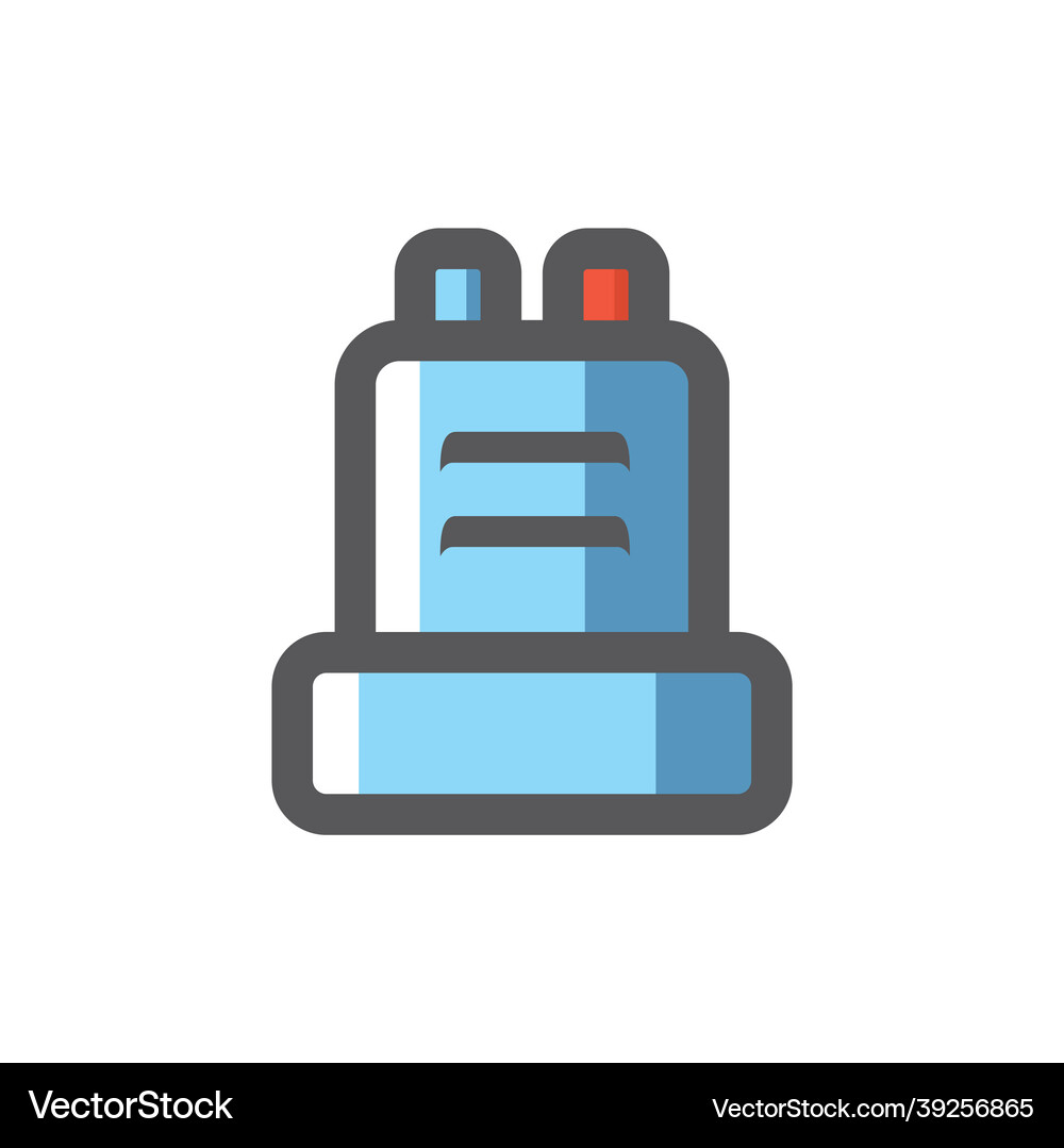 Electricity transformer box icon cartoon Vector Image
