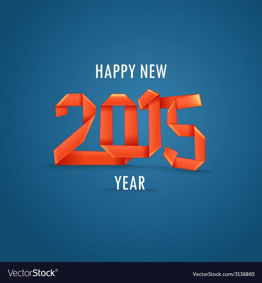 Happy new 2015 year Royalty Free Vector Image - VectorStock
