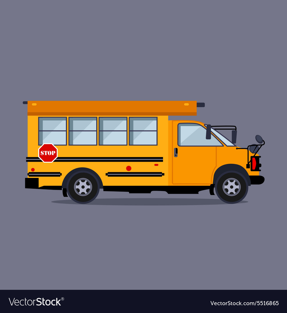 School bus Royalty Free Vector Image - VectorStock