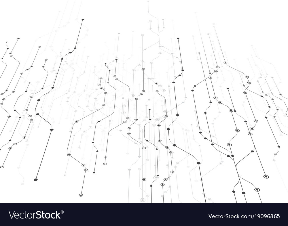 White background abstract technology Royalty Free Vector