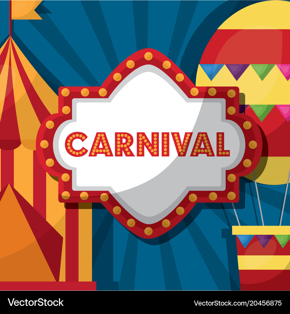 Carnival fair festival Royalty Free Vector Image