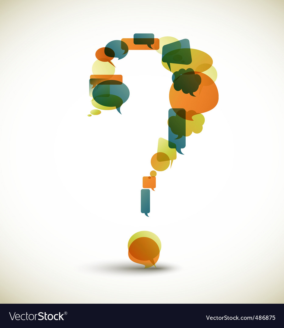 Question mark Royalty Free Vector Image - VectorStock