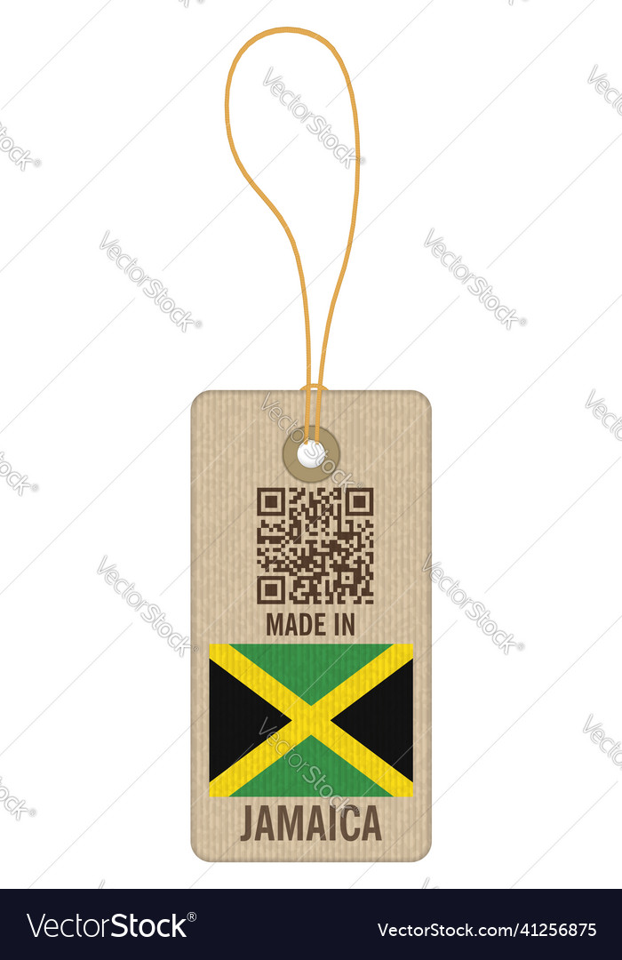 Tag made in jamaica Royalty Free Vector Image - VectorStock