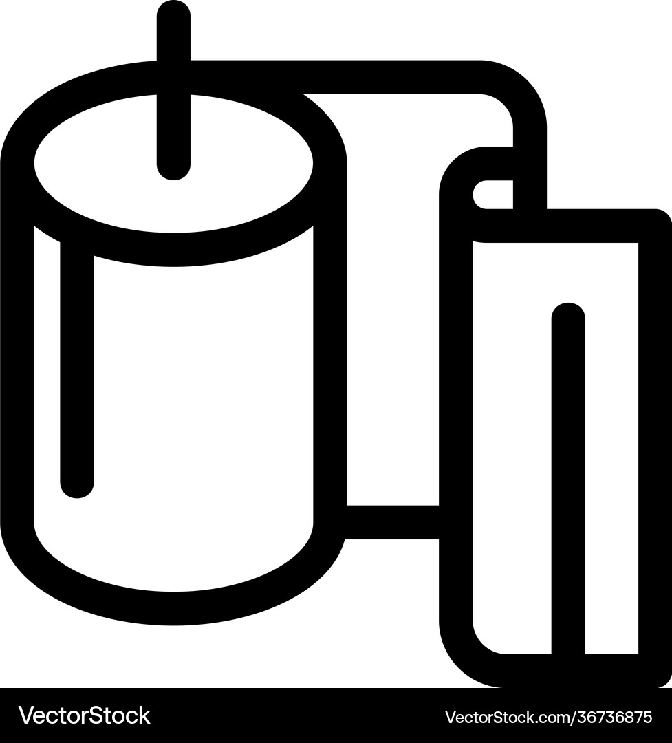 Tissue icon or logo isolated sign symbol Vector Image