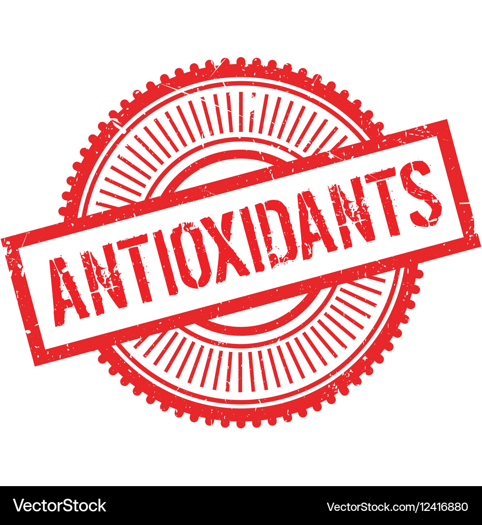 Antioxidants stamp rubber grunge Royalty Free Vector Image