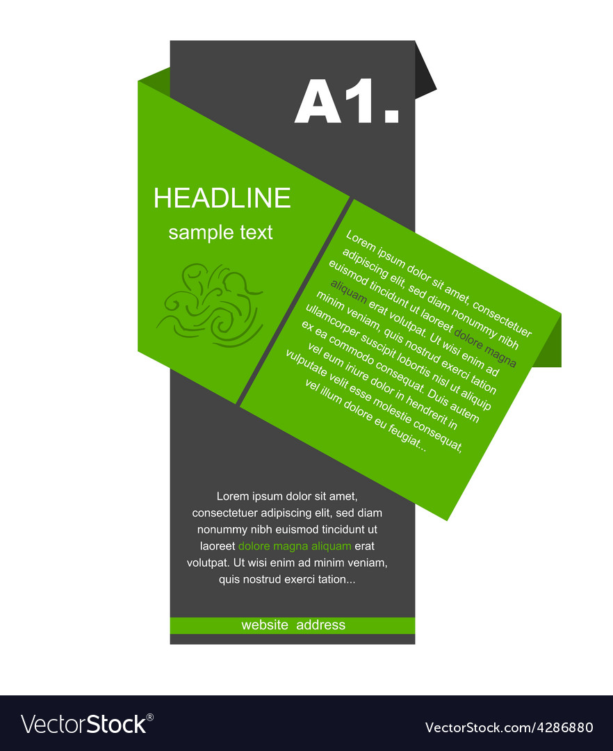 Creative column Royalty Free Vector Image - VectorStock