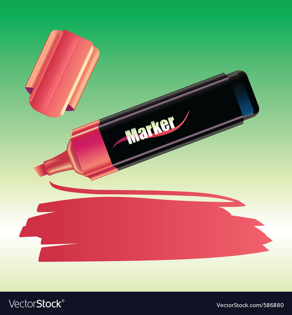 Marker Royalty Free Vector Image - VectorStock