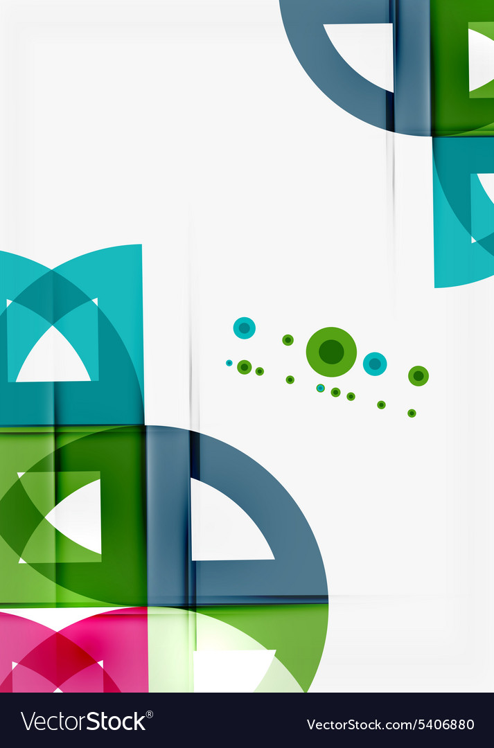 Semicircle triangle pattern Royalty Free Vector Image