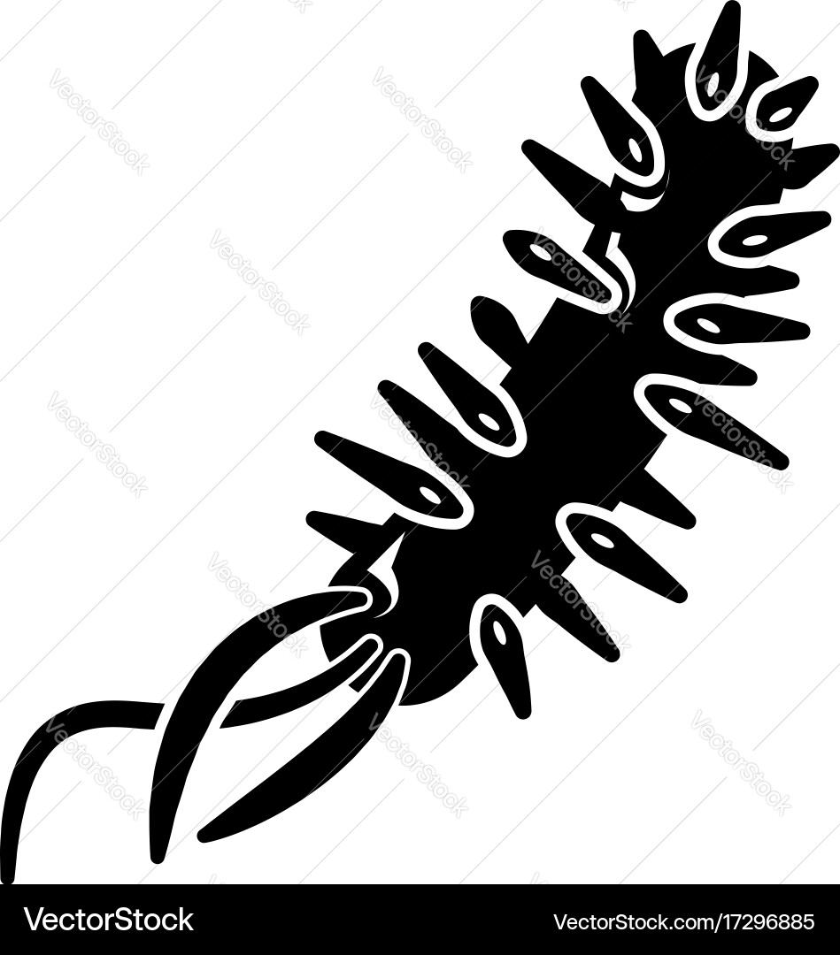 E coli bacteria icon simple style Royalty Free Vector Image