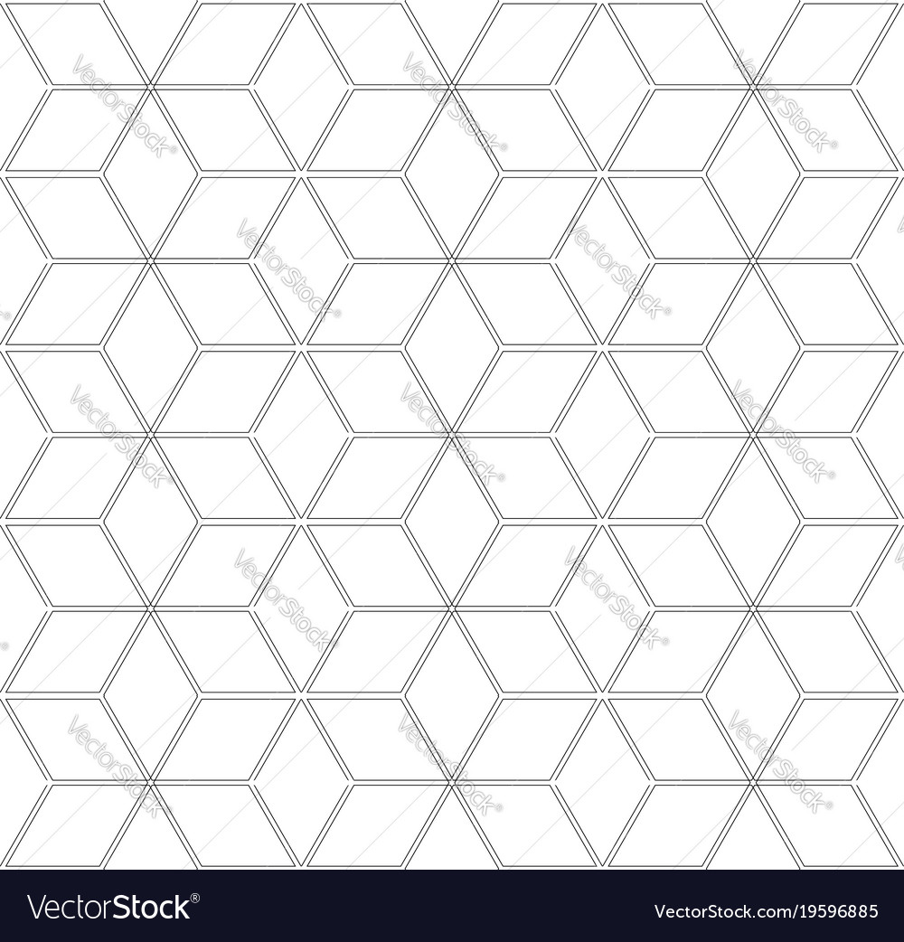Hexagonal Grid Pattern Royalty Free Vector Image