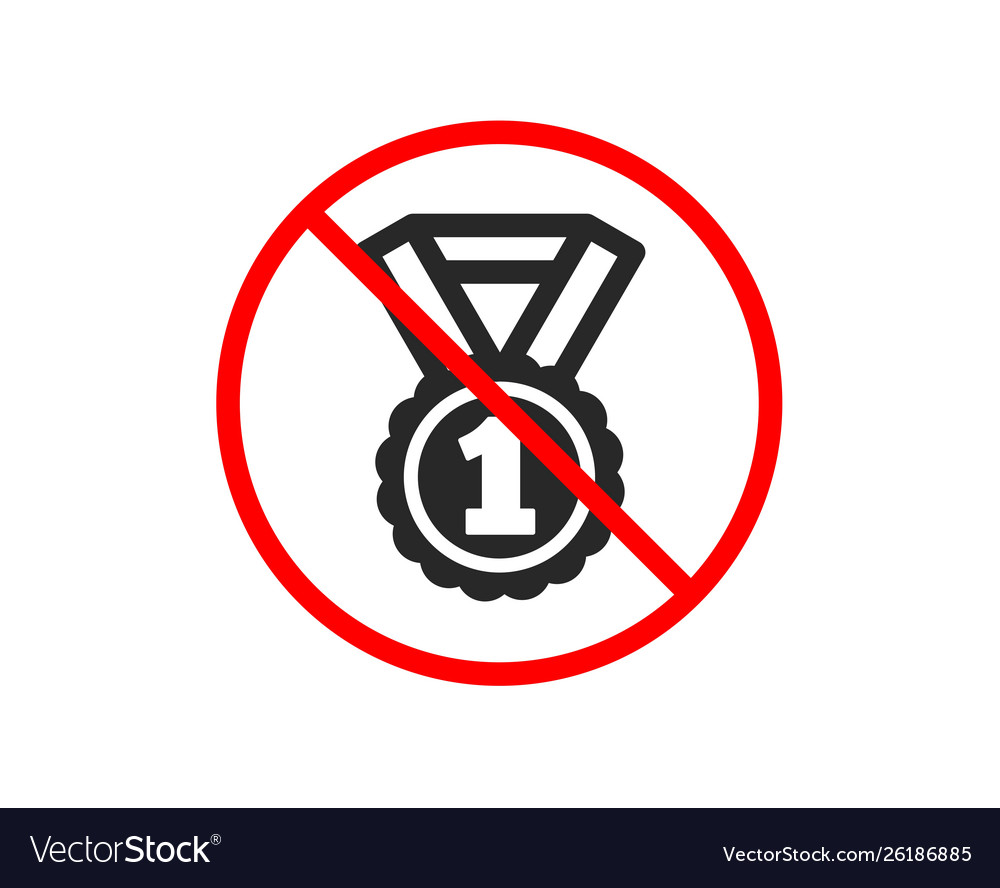 Reward medal icon winner achievement Royalty Free Vector Reward medal icon winner achievement Royalty Free Vector