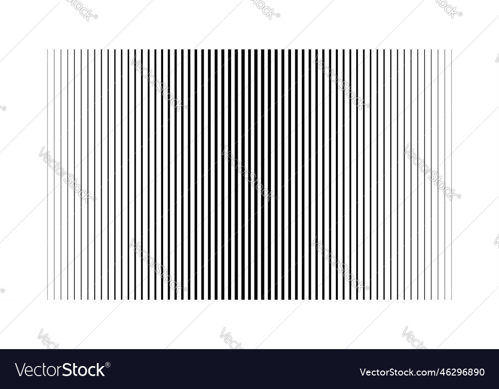 Line Gradient Pattern Halftone Or Linear Thick Vector Image
