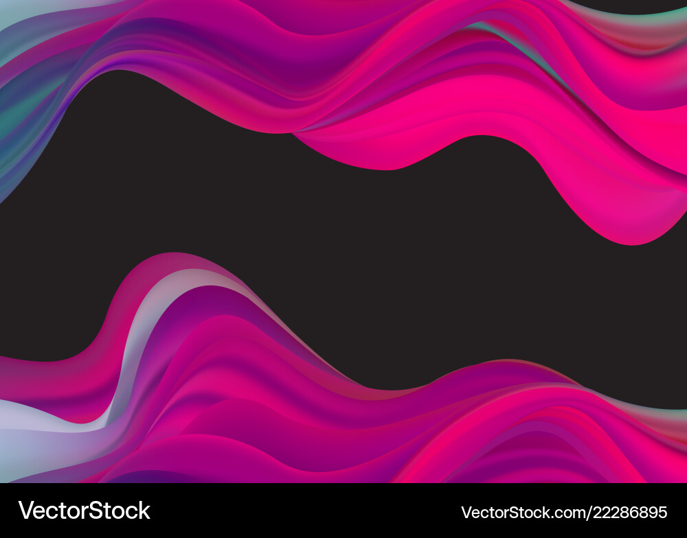 Abstract colorful background color flow Royalty Free Vector