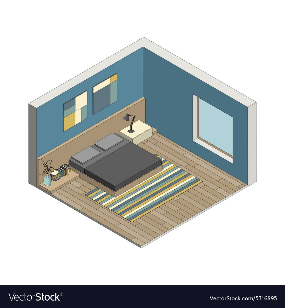 Bedroom Royalty Free Vector Image - VectorStock Bedroom Royalty Free Vector Image - VectorStock