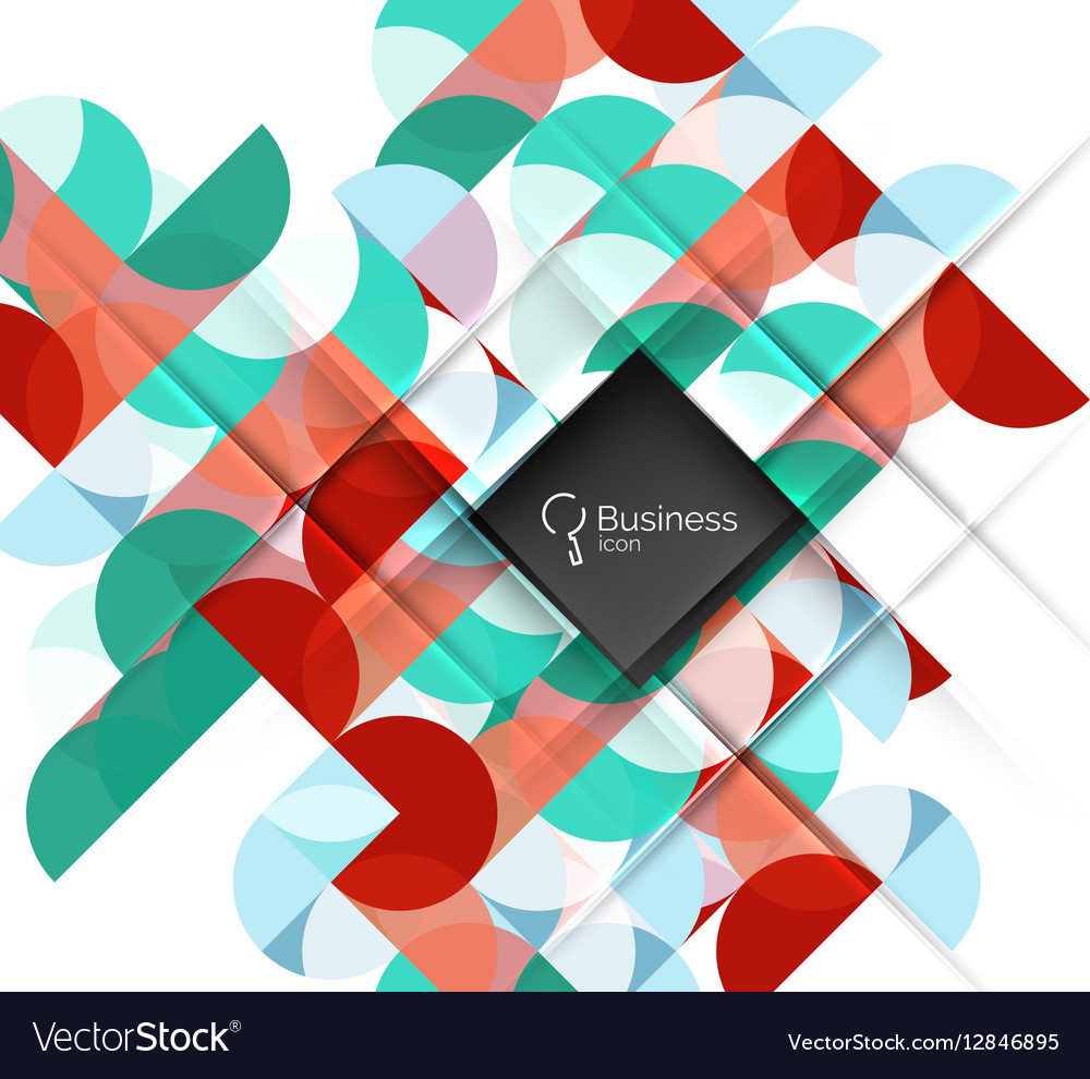 Circles Abstract Background Royalty Free Vector Image