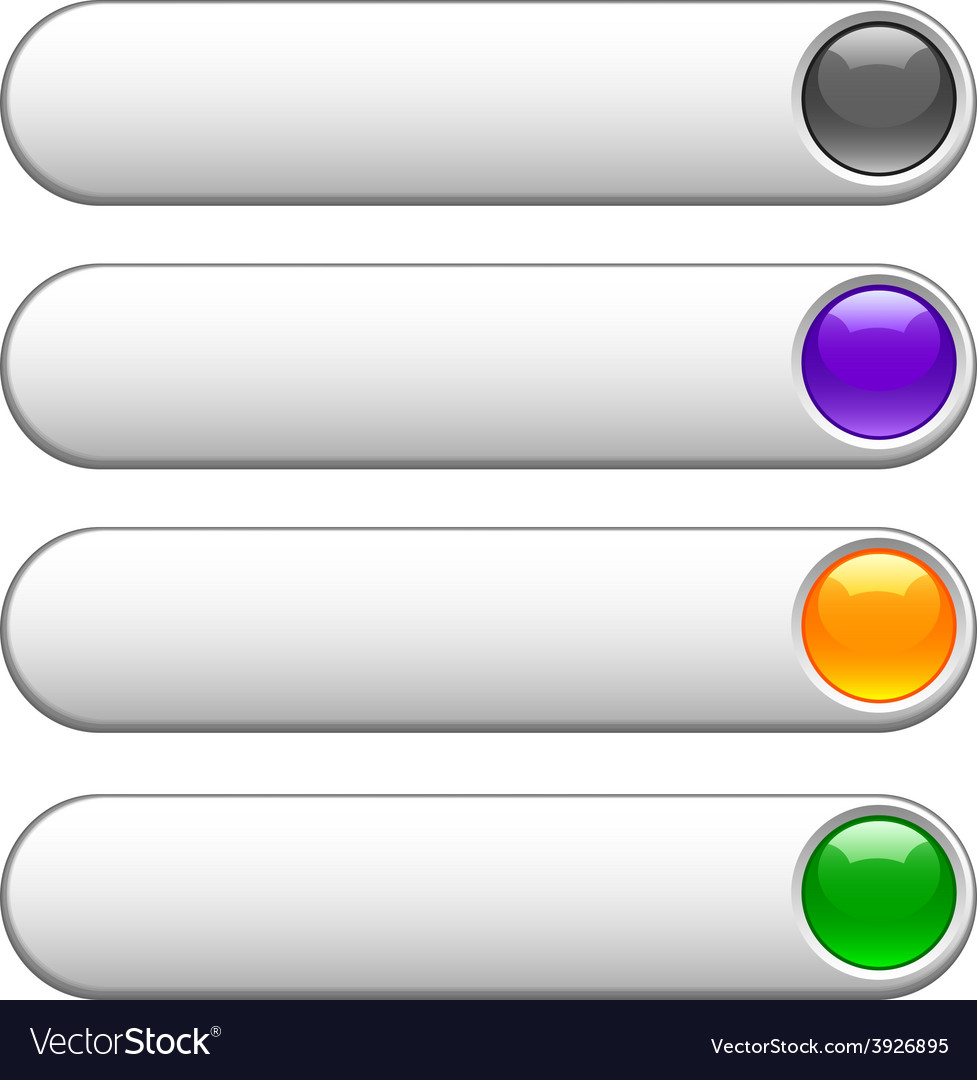 Web buttons Royalty Free Vector Image - VectorStock