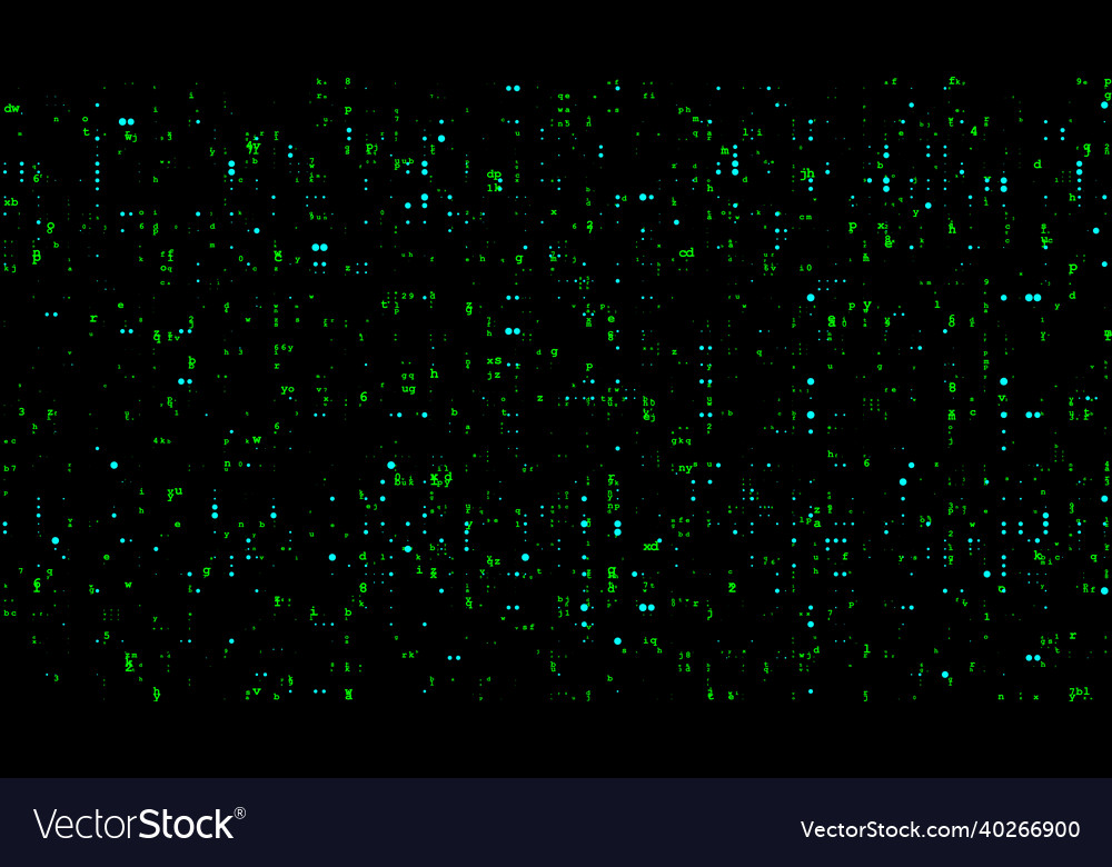 Abstract technology binary code red background Vector Image