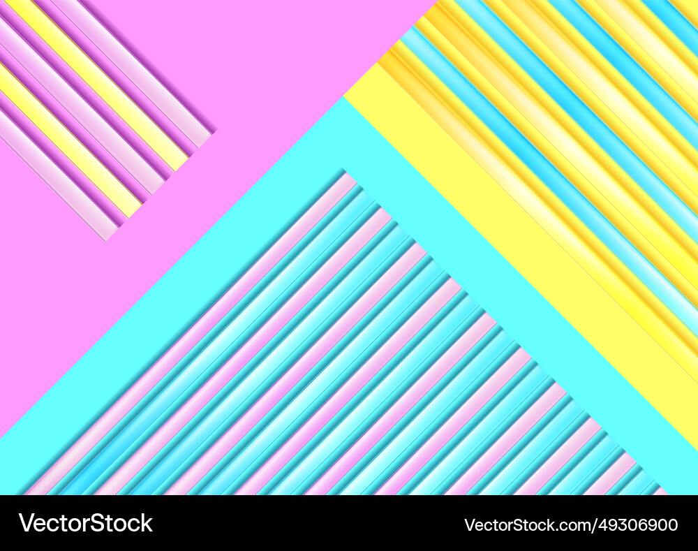 Colorful pastel minimal abstract background Vector Image
