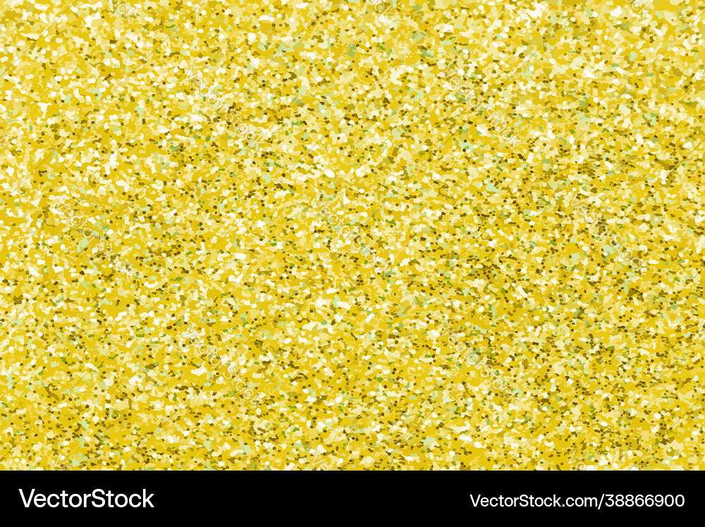 Gold color glitter textured background Royalty Free Vector