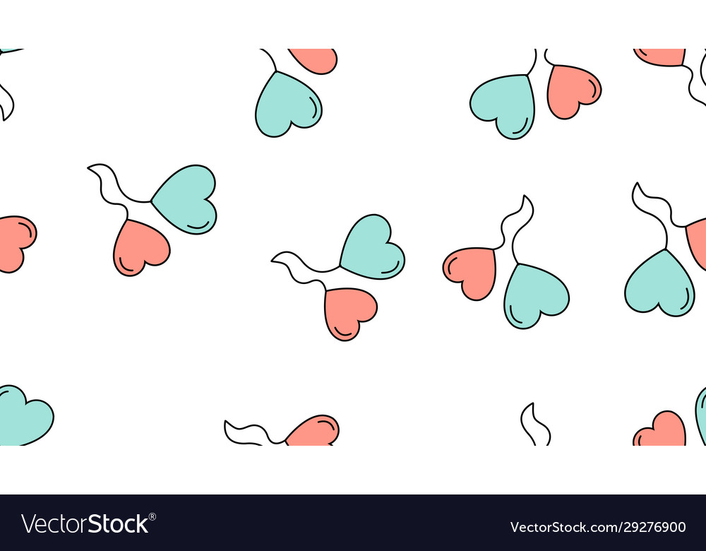 Texture seamless pattern flat balloons Royalty Free Vector