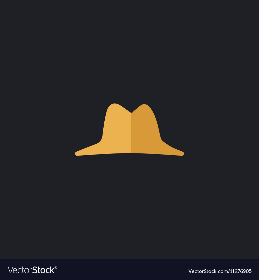 Hat computer symbol Royalty Free Vector Image - VectorStock