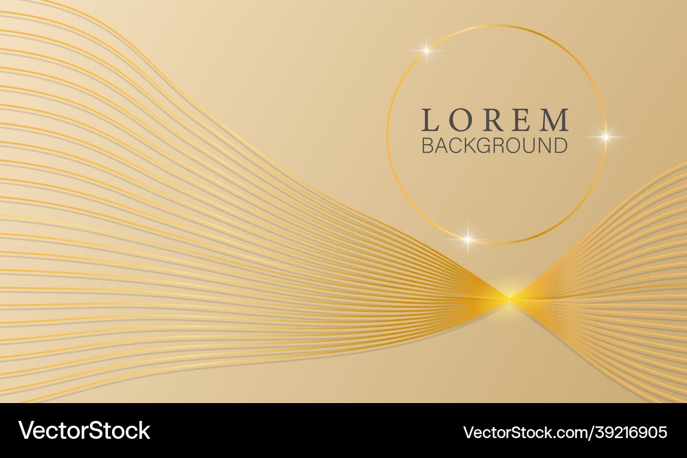 Luxury golden pastel abstract background Vector Image