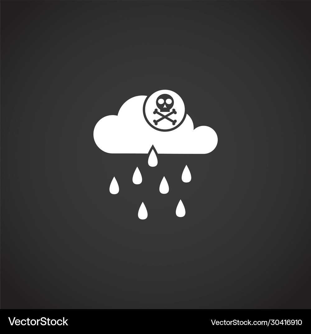 Acid related icon on background for graphic Vector Image