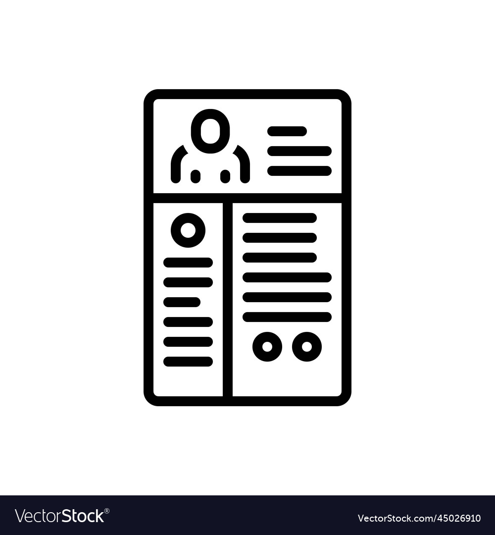 Resumes Royalty Free Vector Image - VectorStock