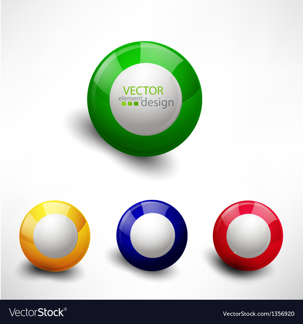 3d sphere Royalty Free Vector Image - VectorStock