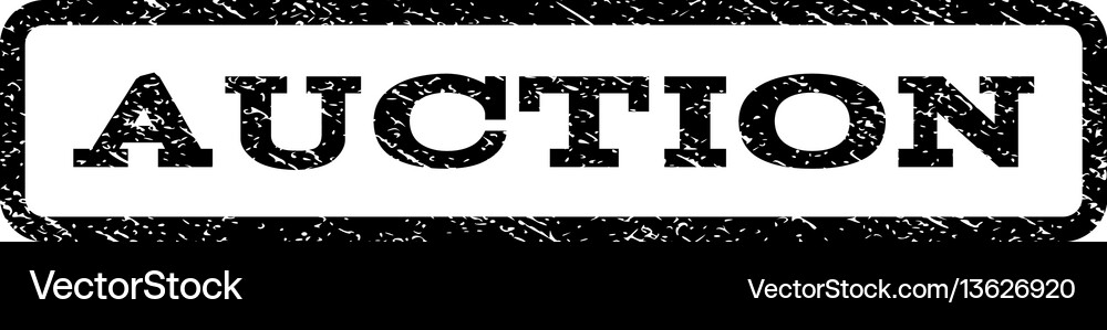 Auction watermark stamp Royalty Free Vector Image