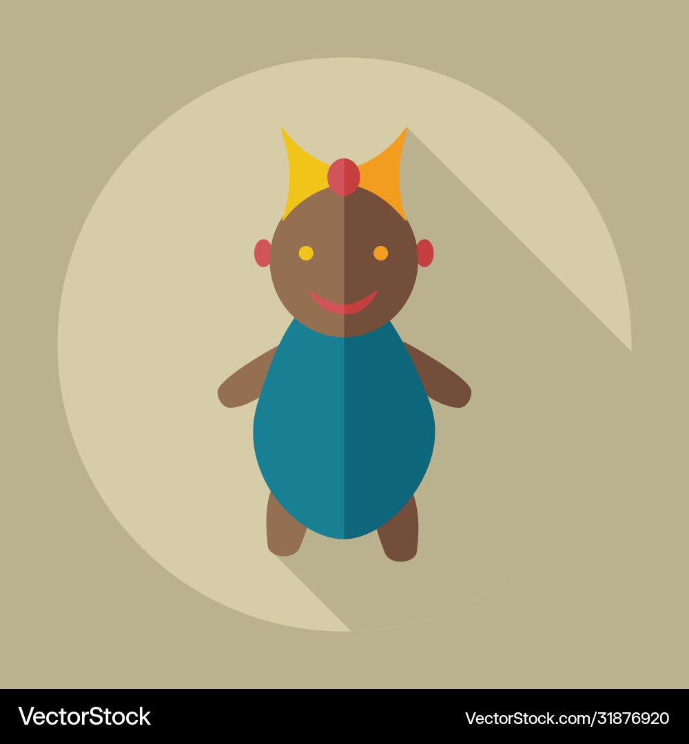 Flat modern design with shadow icons children Vector Image