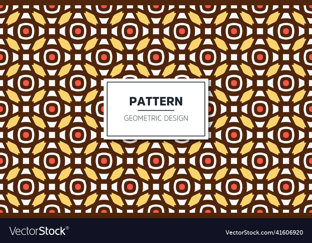 Geometric simple seamless pattern with colorful Vector Image